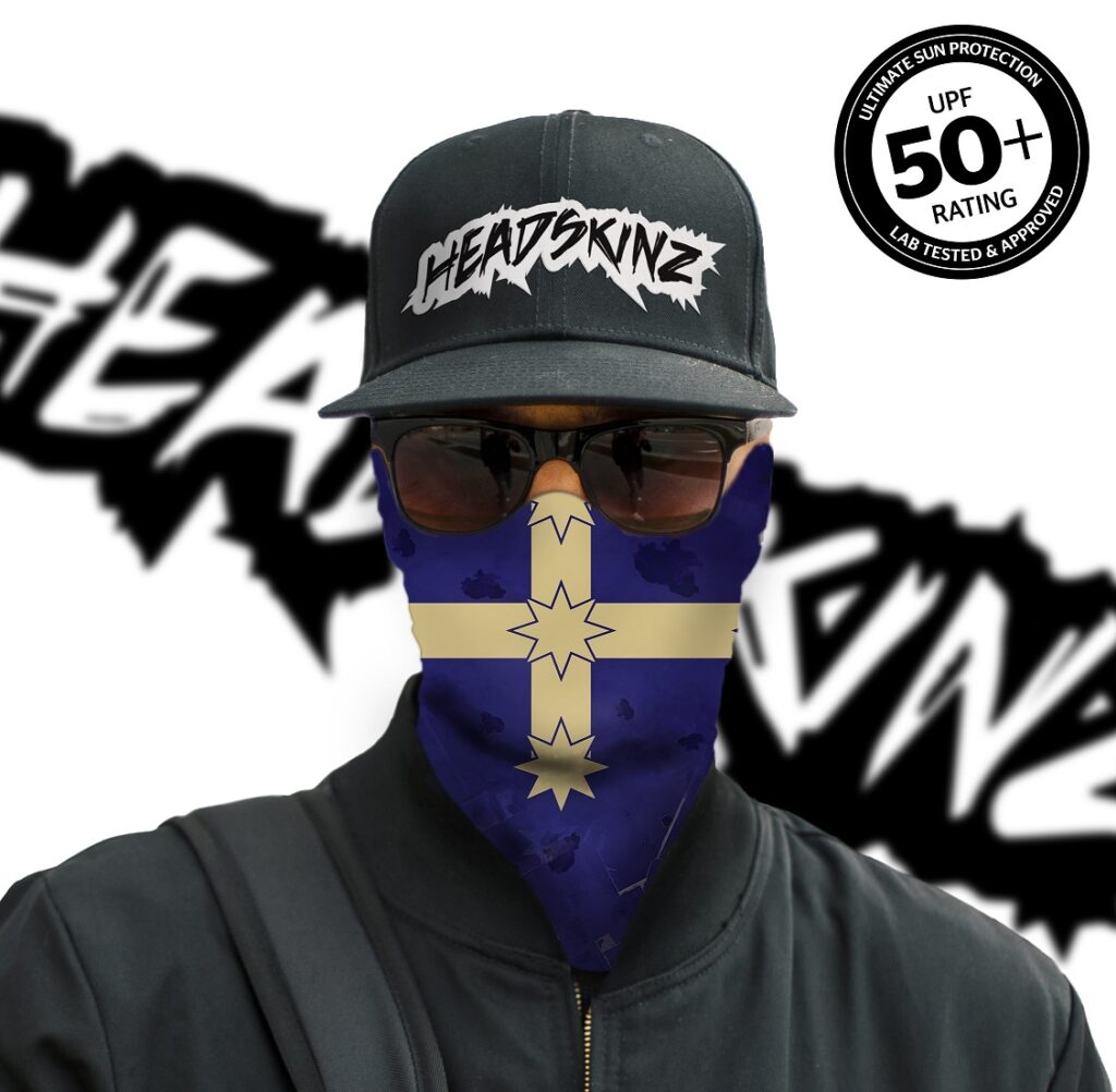 SOLAR SHIELD - Eureka Flag Headskinz - 50+UPF Neck Gaiters