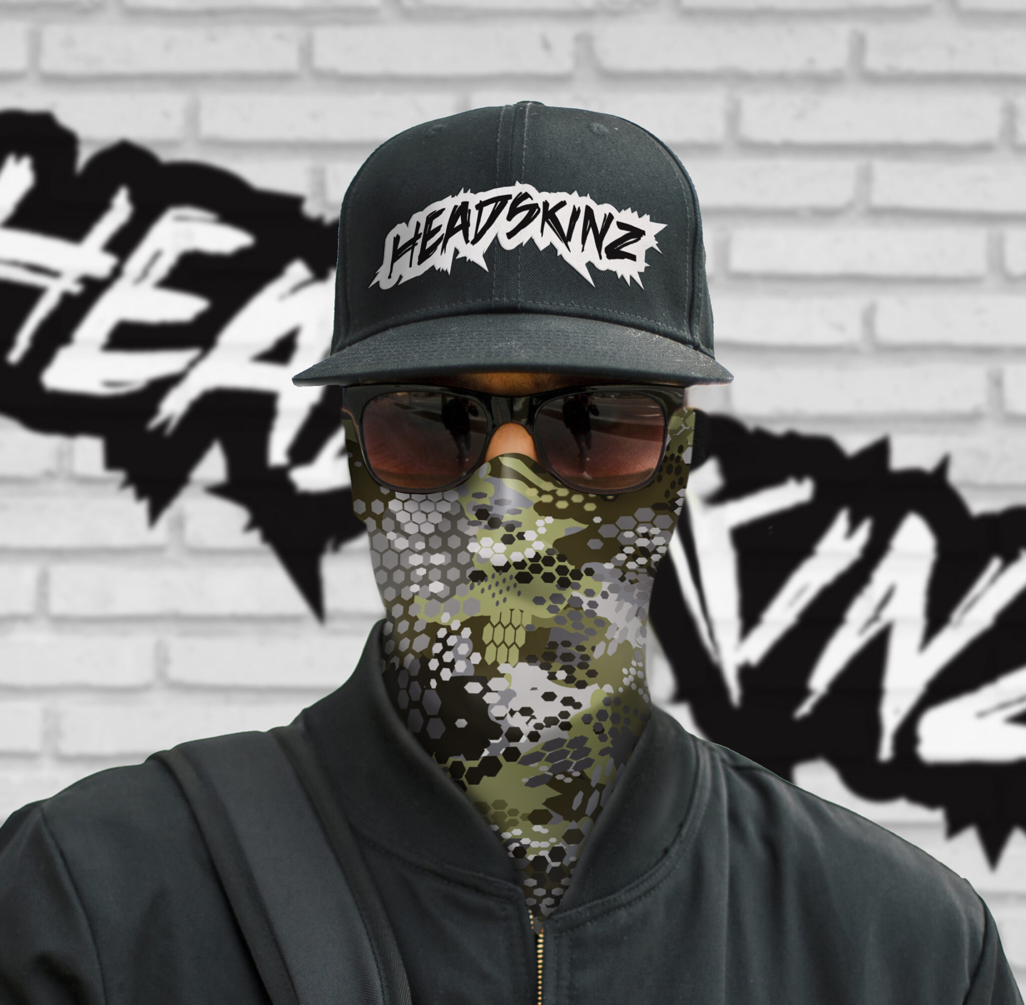 Digital Camo Khaki - Face Bandana & Neck Gaiter | Headskinz