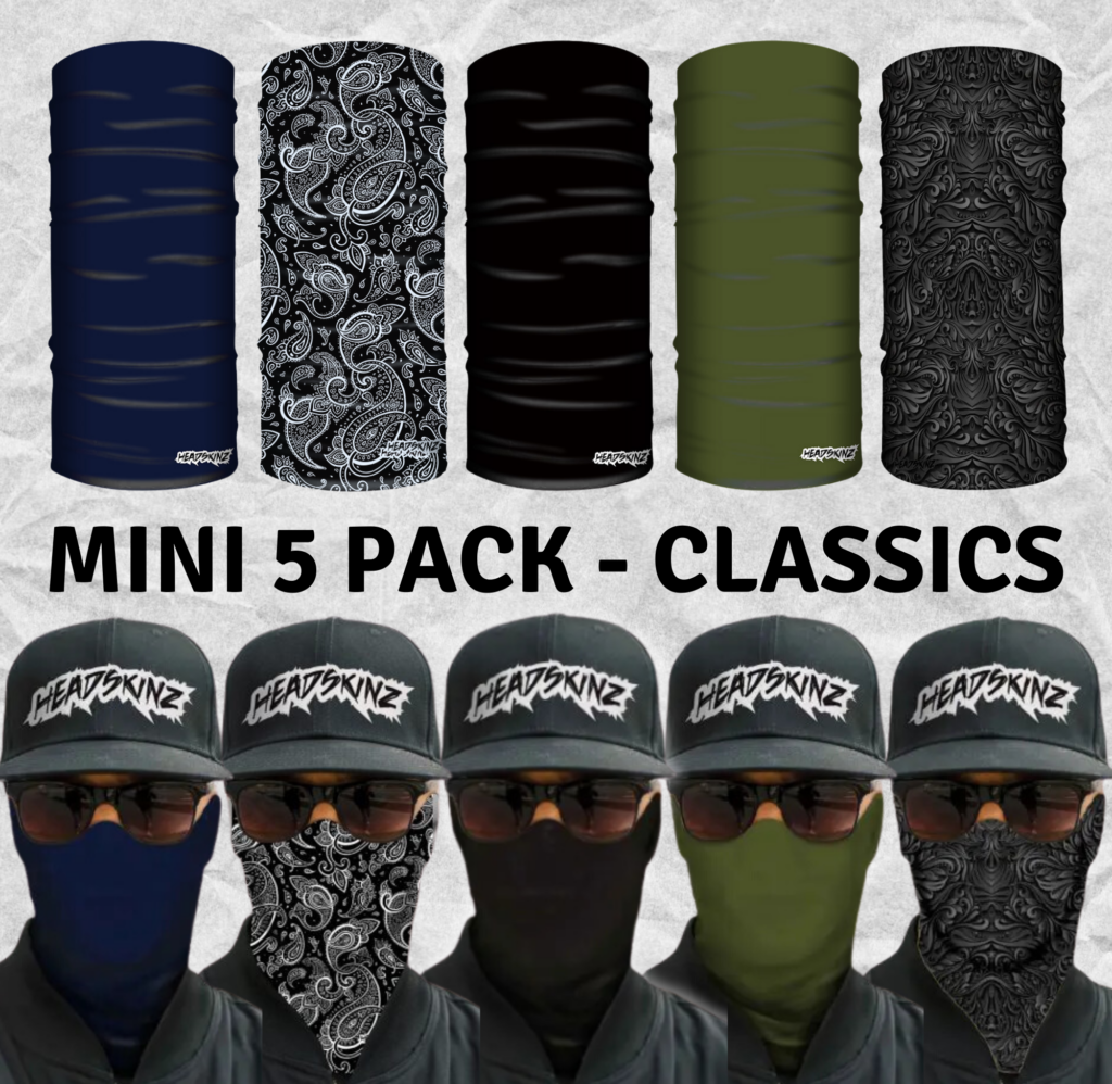 Classic & Plain Colour Neck Gaiters - Mini Pack(5 unit pack)